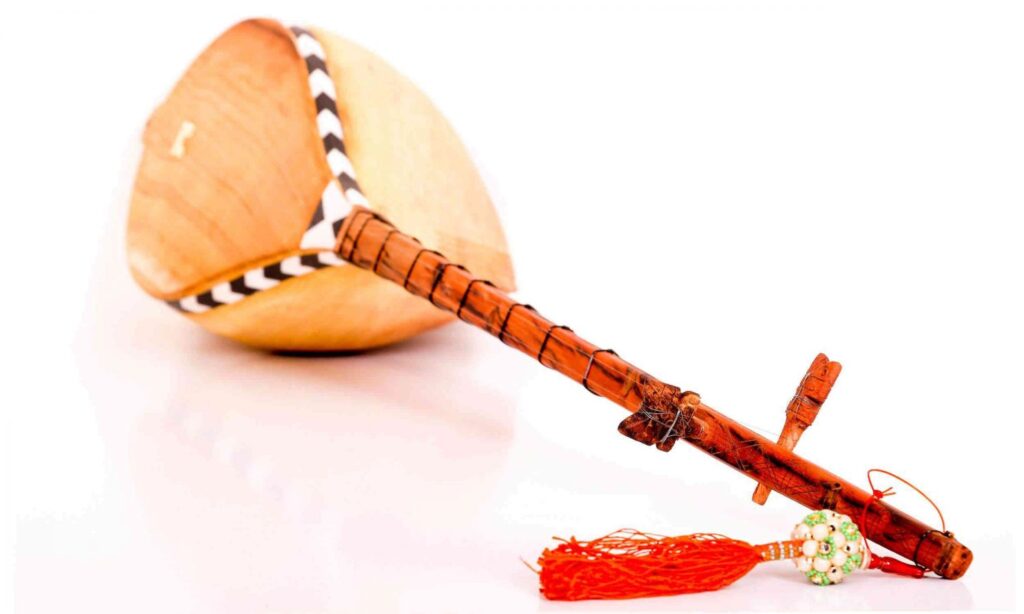 Persian Dutar Instrument by Bakhshandeh, Model Zinat21 - ShopiPersia