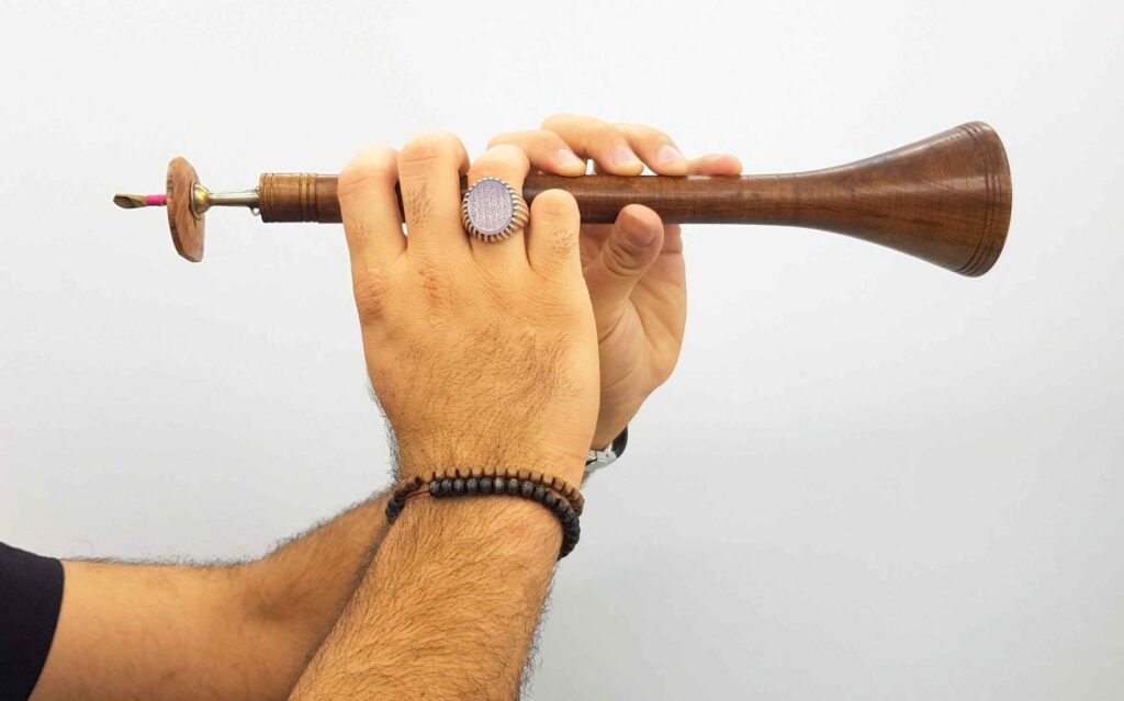 Persian Sorna Woodwind Instrument Model Khoramabad - ShopiPersia