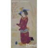 Original Persian Safavid Art Painting: Watercolor on Cardboard - Lover ...