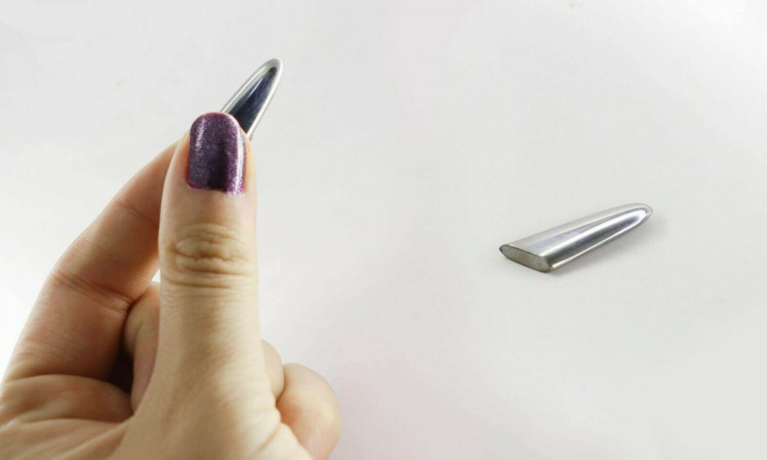 Brass Mezrab Pick for Persian Tar Silver Color (2x) - ShopiPersia