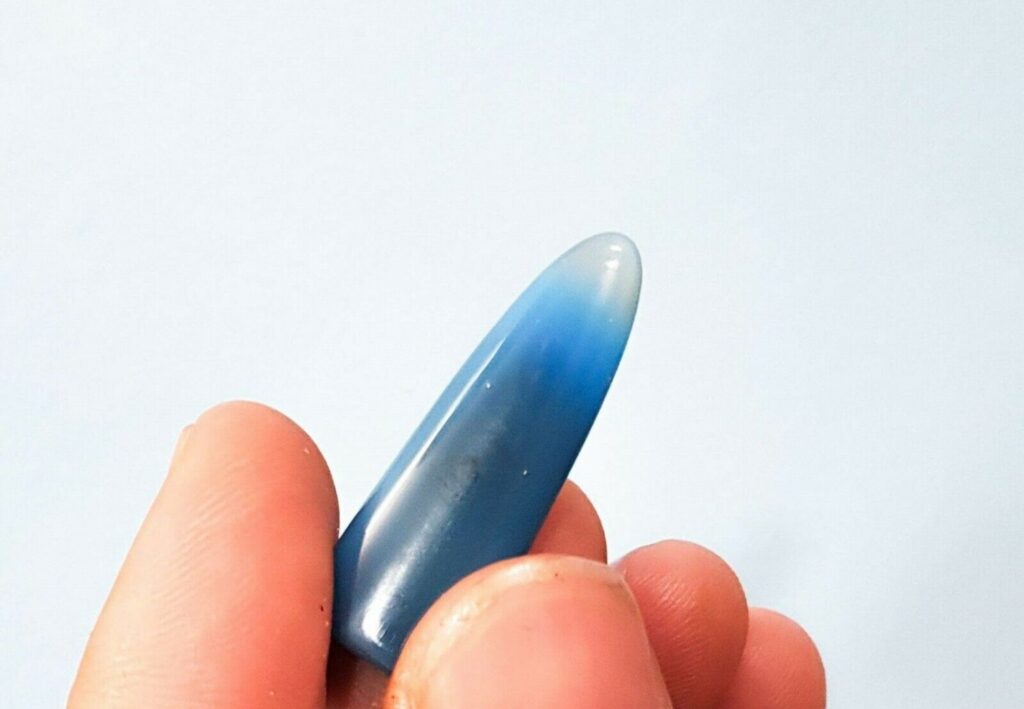 Mezrab Pick for Persian Tar Blue Agate - ShopiPersia