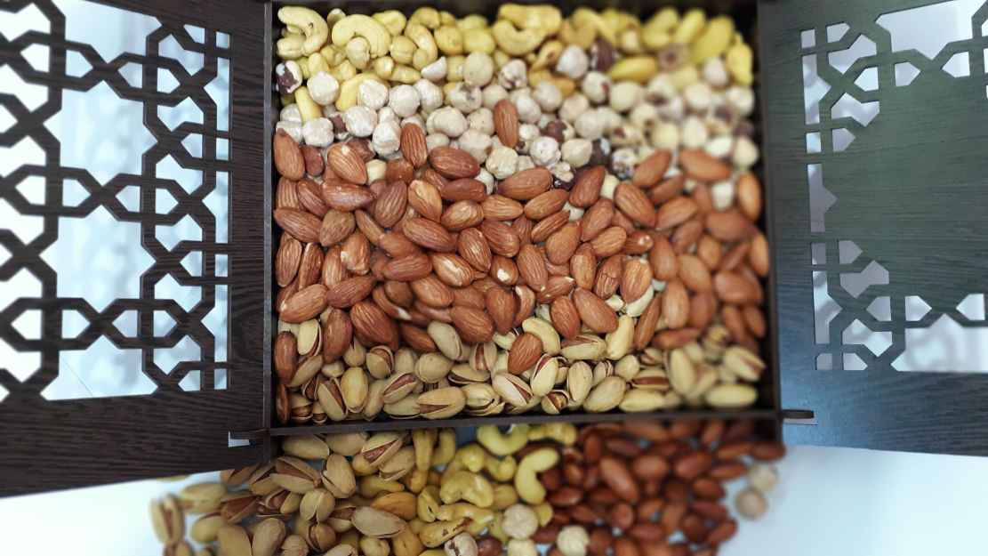 Mixed Persian Nuts Gift Box - Salted & Roasted - ShopiPersia