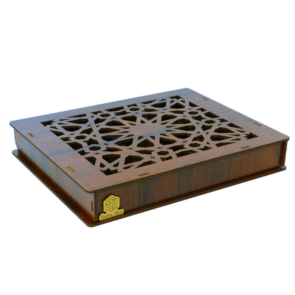 Wooden Tea Bag Box Model Blue - ShopiPersia