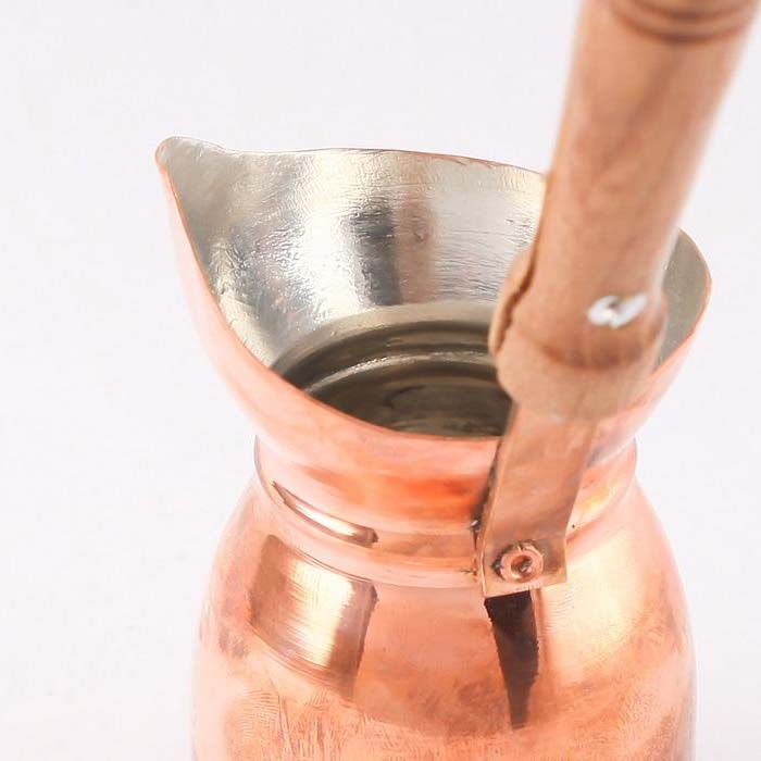Turkish Coffee Pot - Traditional Hammered Copper Cezve / Ibrik ...