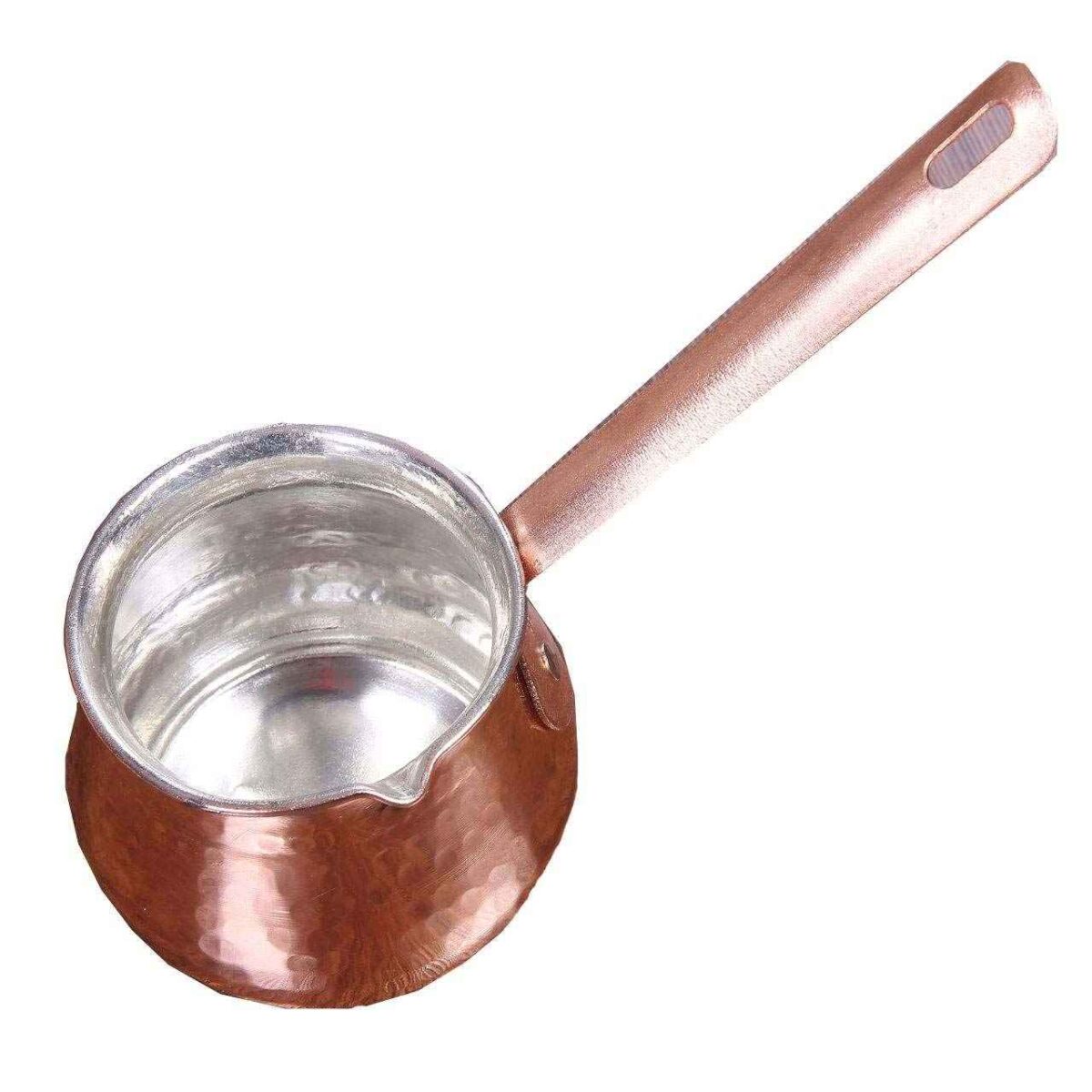 Turkish Coffee Pot - Traditional Hammered Copper Cezve / Ibrik, ZH65 ...