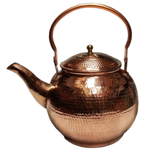 Persian Copper Tea Kettle Durable Stovetop Traditional Hammered Afsari ...