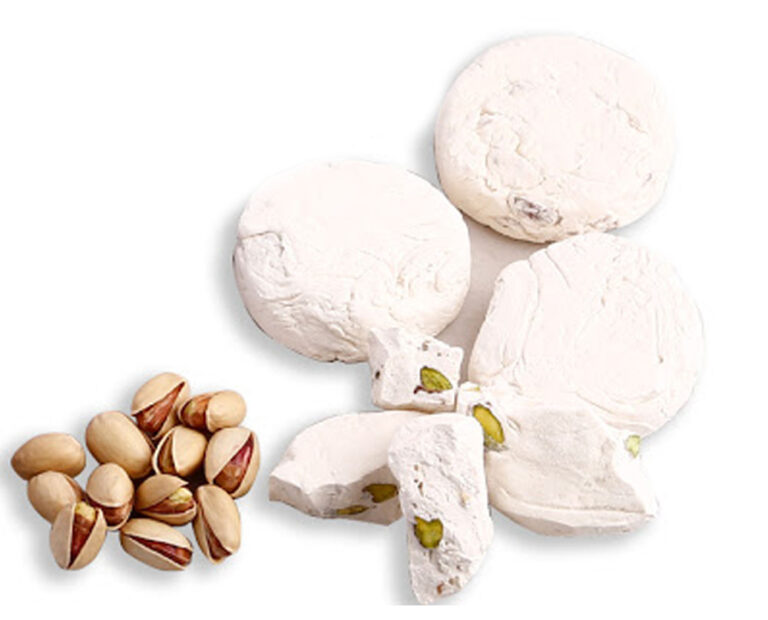 Kermani Gaz Ardi 28% Pistachio – Traditional Iranian Rosewater Nougat ...