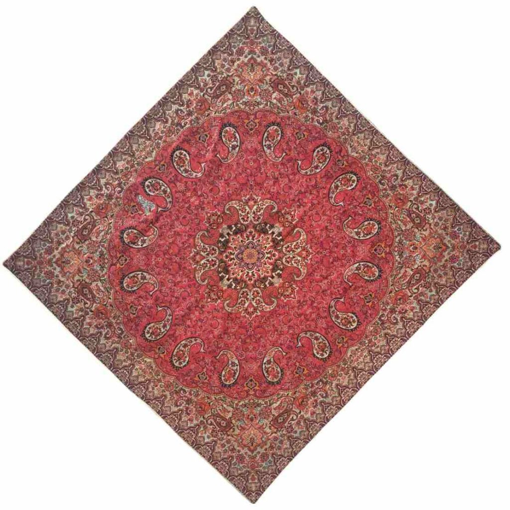 Set of 5 Termeh Tablecloth Luxurious with Persian Paisley Pattern ...
