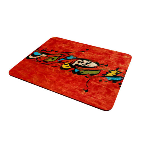 Desk Mouse Pad Artisanal Persian Calligraphy Pattern Nastaliq - ShopiPersia