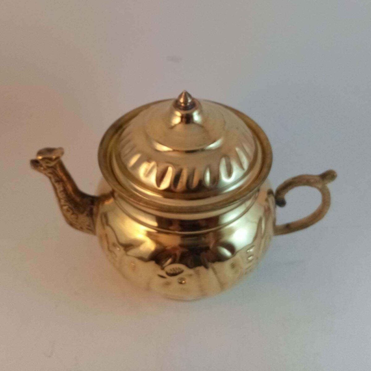 Persian Brass Teapot Handcrafted with Embossing Technique Model Golden ...