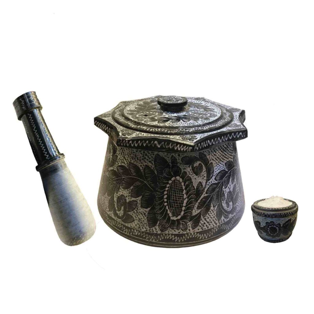 Persian Stone Dizi Pot with Lid for Cooking Abgoosht - Star - ShopiPersia