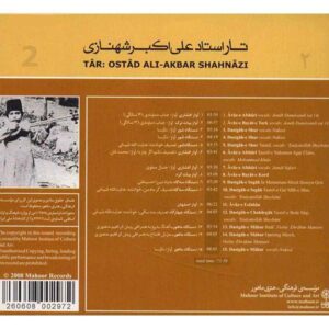 Tar Music Album Ostad Ali Akbar Shahnazi - ShopiPersia