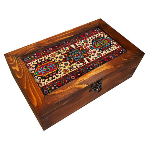 Persian Wooden Gift Box Model Shokran - ShopiPersia