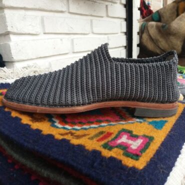 Giveh Shoes Handcrafted Breathable Persian Footwear Gray Klash ...