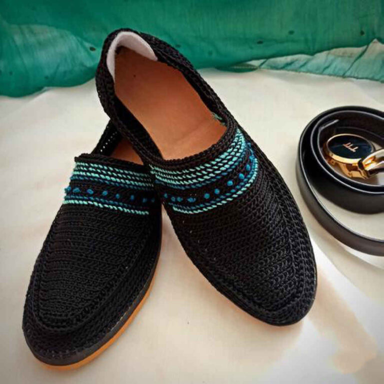 Giveh Shoes Handcrafted Breathable Persian Footwear Brown - ShopiPersia