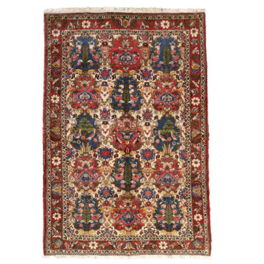 Persian Carpet Intricately Hand-Knotted Tribal Wool Tower - ShopiPersia