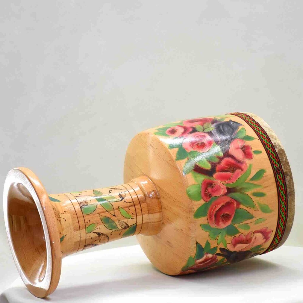 Iranian Helmi Tombak Drum Size 26 Model Flowers - ShopiPersia