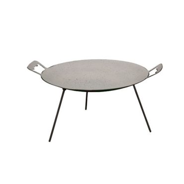 Saj Cooking Pan Tawa Traditional Frying Pan with Tripod 30 cm