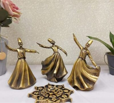 Set of 3 Decorative Sama Dancers Figurines - ShopiPersia