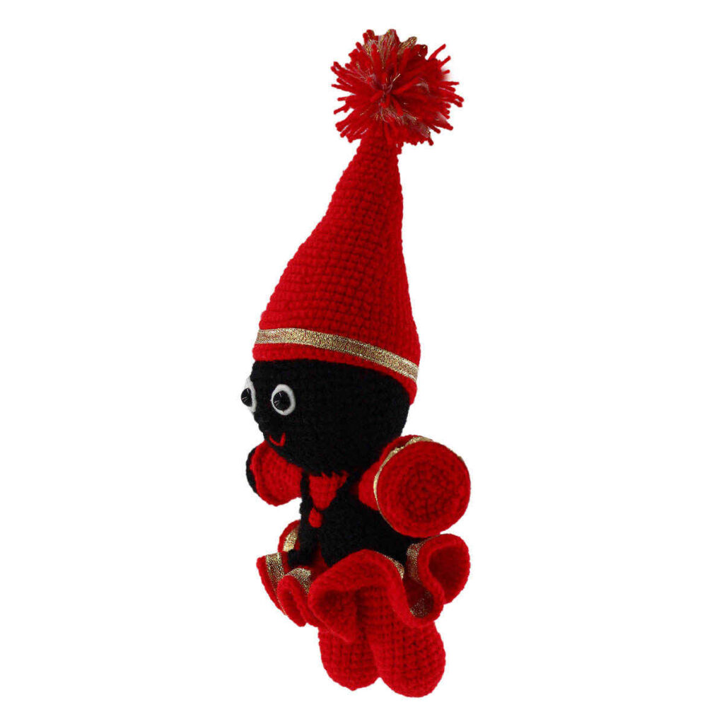 Handmade Crochet Stuffed Doll for Nowruz - Hajji Firuz | Soft Plush Toy ...