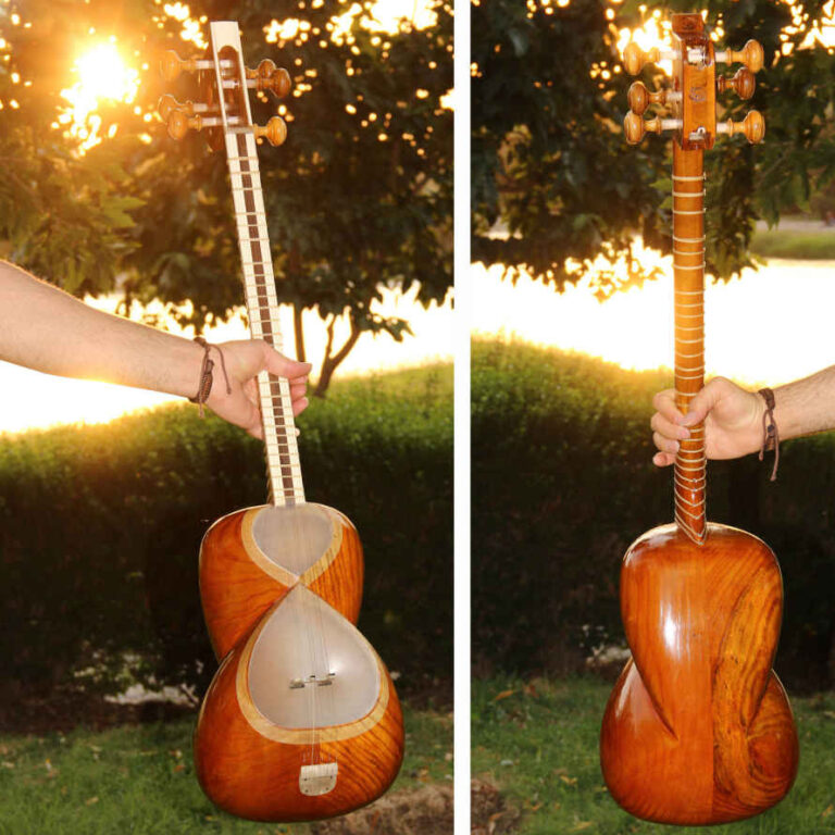 Persian Tar String Instrument – Handcrafted by Iran-Saz, Model 2 Stamp ...