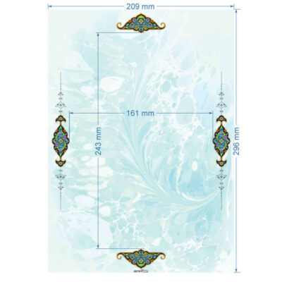 Tazhib A4 Paper Model Abr & Bad (10x) - ShopiPersia