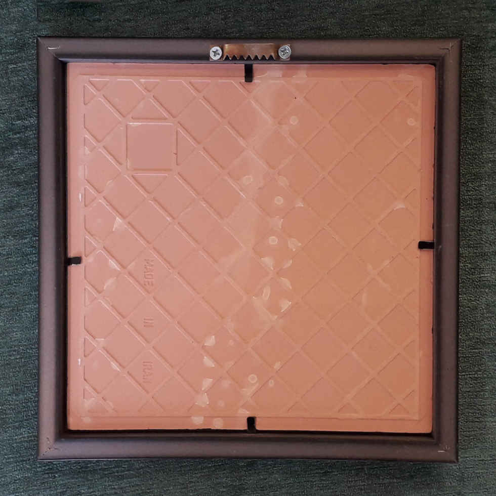 Decorative Persian Framed Ceramic Tile - Khoda - ShopiPersia