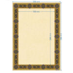 Golden Colored Tazhib A4 Paper (100x) - ShopiPersia