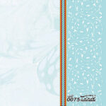 Turquoise Colored Tazhib A4 Paper (100x) - ShopiPersia
