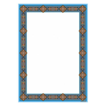 Tazhib A4 Paper Model Abr & Bad (100x) - ShopiPersia