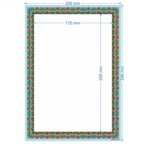 Tazhib A4 Paper Model Tile (10x) - ShopiPersia