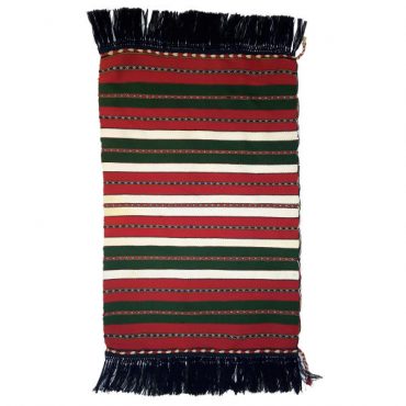 Authentic Persian Jajim Flat-Woven Striped Rug Barbod - ShopiPersia