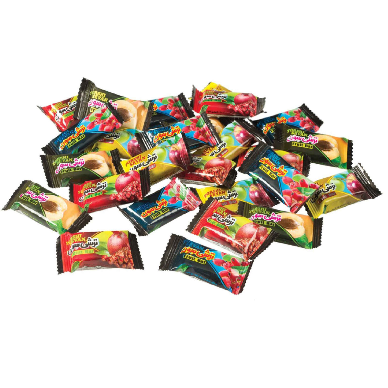 Layered and Bite-sized Lavashak Fruit Leather Candies - 5000 grams ...