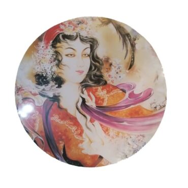 Persian Dayereh Dayere Drum Model Miniature Painting - ShopiPersia