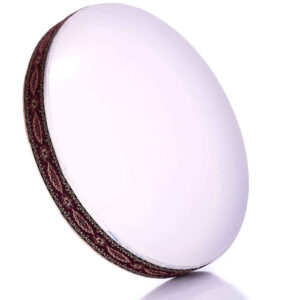 Persian Dayereh Dayere Drum Model Simple White - ShopiPersia
