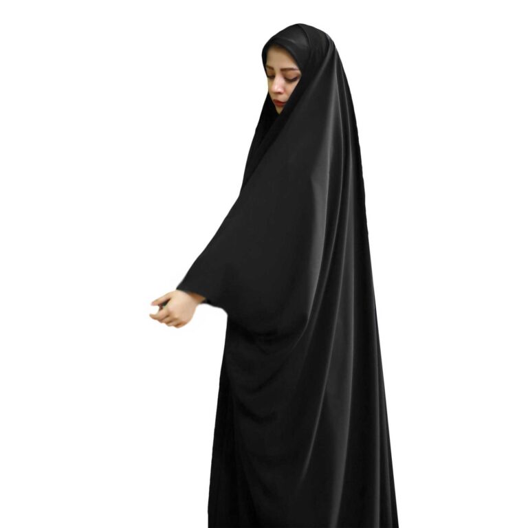Islamic Arabic Black Chador Hejab for Women and Praying - ShopiPersia