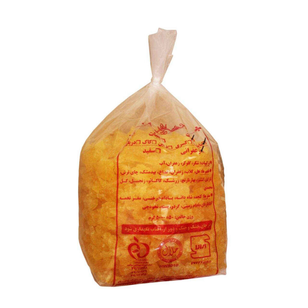 Authentic Saffron-Flavored Nabat Rock Candy from Iran 5 Kg - ShopiPersia