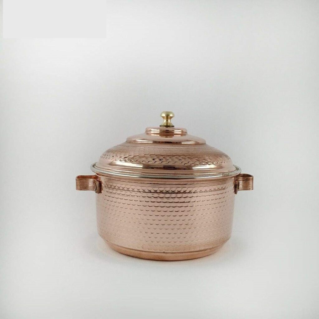 Persian Copper Stock Pot - Traditional Hammered Cooking Style Size 2 ...