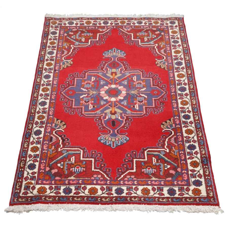 Hand-Knotted Persian Prayer Rug Model Qashqai - ShopiPersia