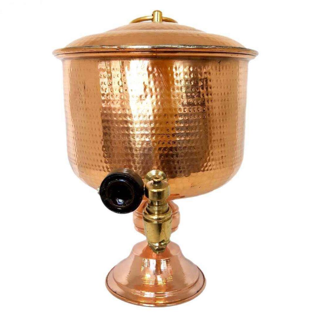 1/5 Liter Hammered Copper Water Tank G640 - ShopiPersia