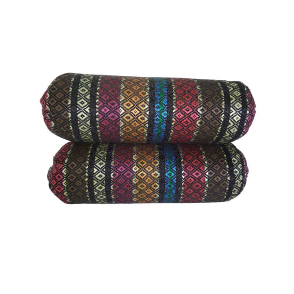 Set of 2 Persian Tubular Pillows Model Stripped - ShopiPersia