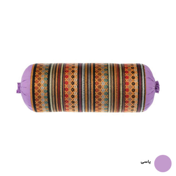 Traditional Persian Cylindrical Bolster Pillow with Elegant Jajim ...