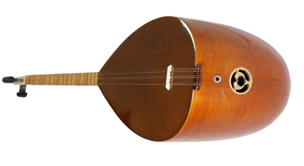 Turkish Bağlama Saz String Instrument Model High Neck - ShopiPersia