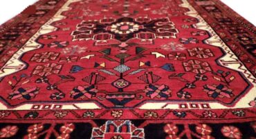 Persian Rug Intricately Hand-Knotted Medallion Wool Nour - ShopiPersia