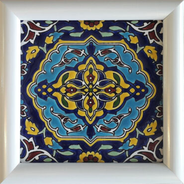 Decorative Persian Ceramic Tile Navy Blue - ShopiPersia