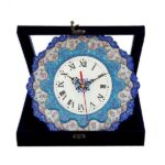 Persian Wall Clock Minakari Enamel Model Painting - ShopiPersia