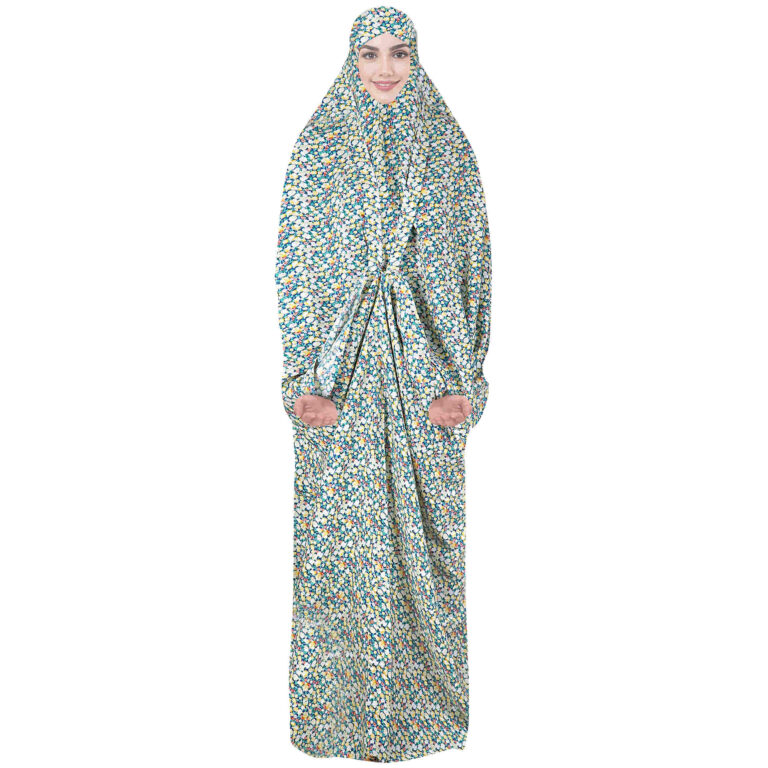 Islamic Arabic Black Chador Abaya Hejab for Women and Praying - Rina ...