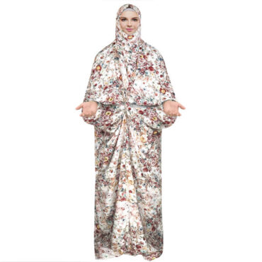 Islamic Namaz Chador for Women Ideal for Praying - Floral - ShopiPersia