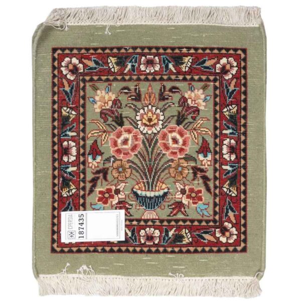 Hand-Knotted Persian Rug / Carpet Light Green - ShopiPersia