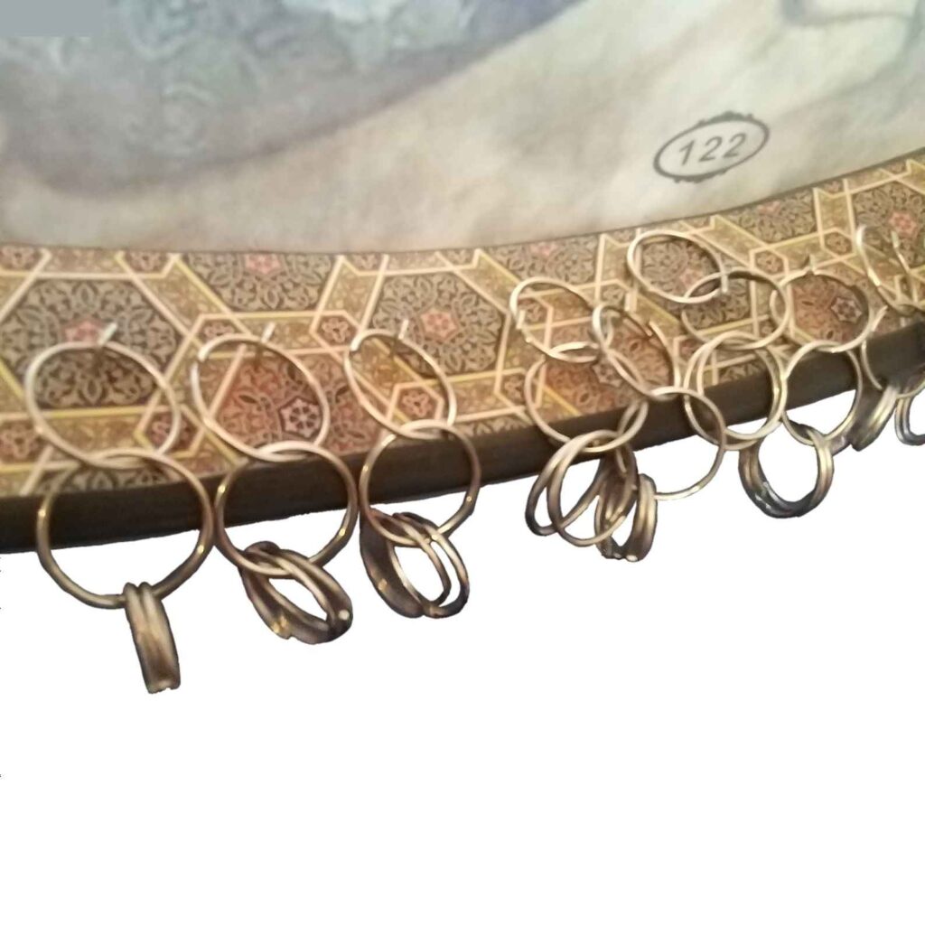 Persian Daf Drum Instrument Model Parsi Poetry - ShopiPersia